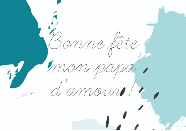 Carte Fête des Pères à Imprimer & à Télécharger Gratuitement