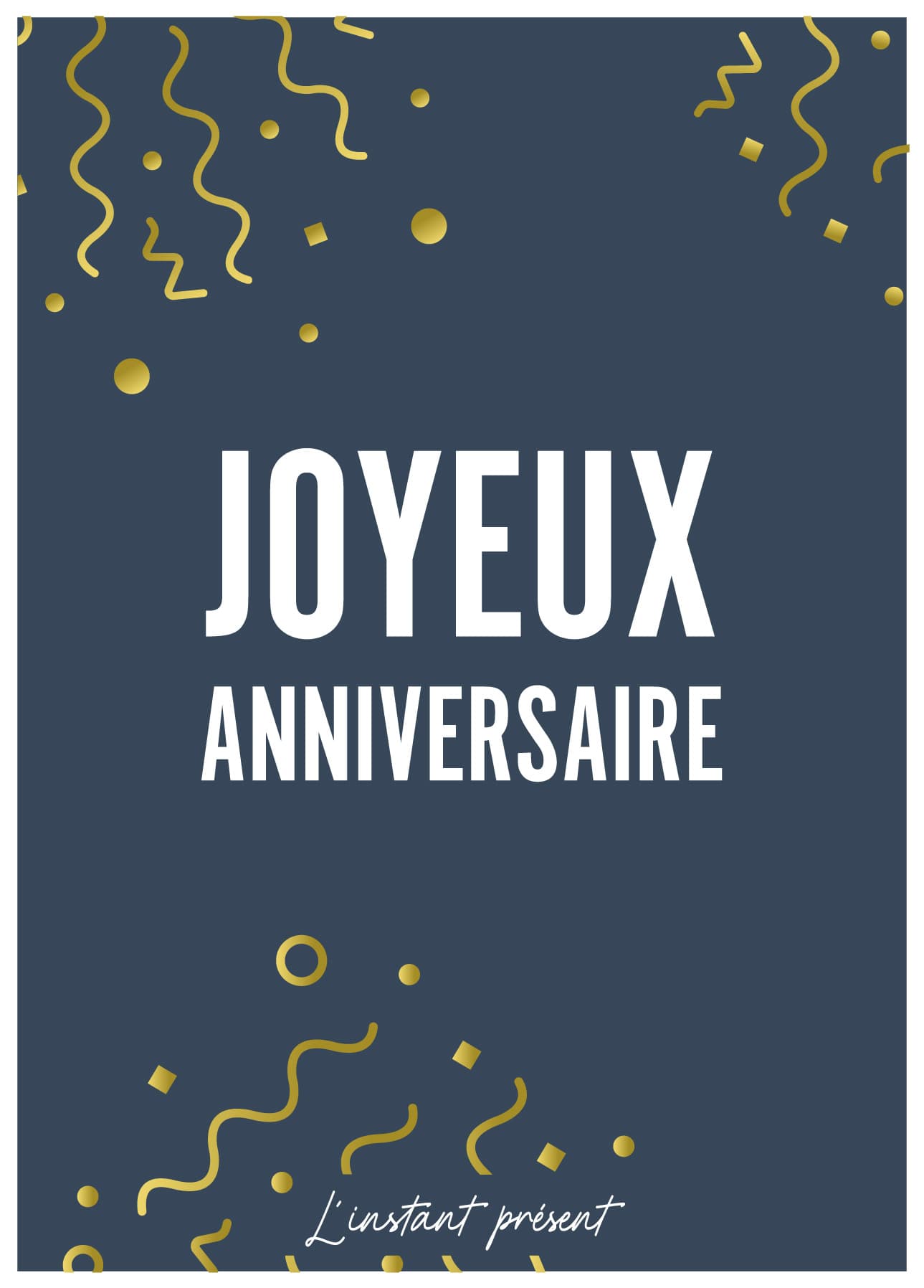 Carte d'anniversaire à imprimer gratuite - Carte anniversaire gratuite